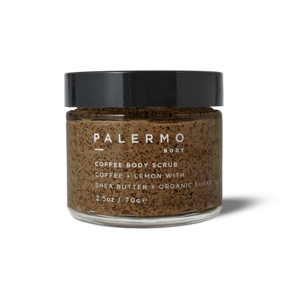 Coffee Body Scrub w/ Shea Butter + Lemon | Palermo Body