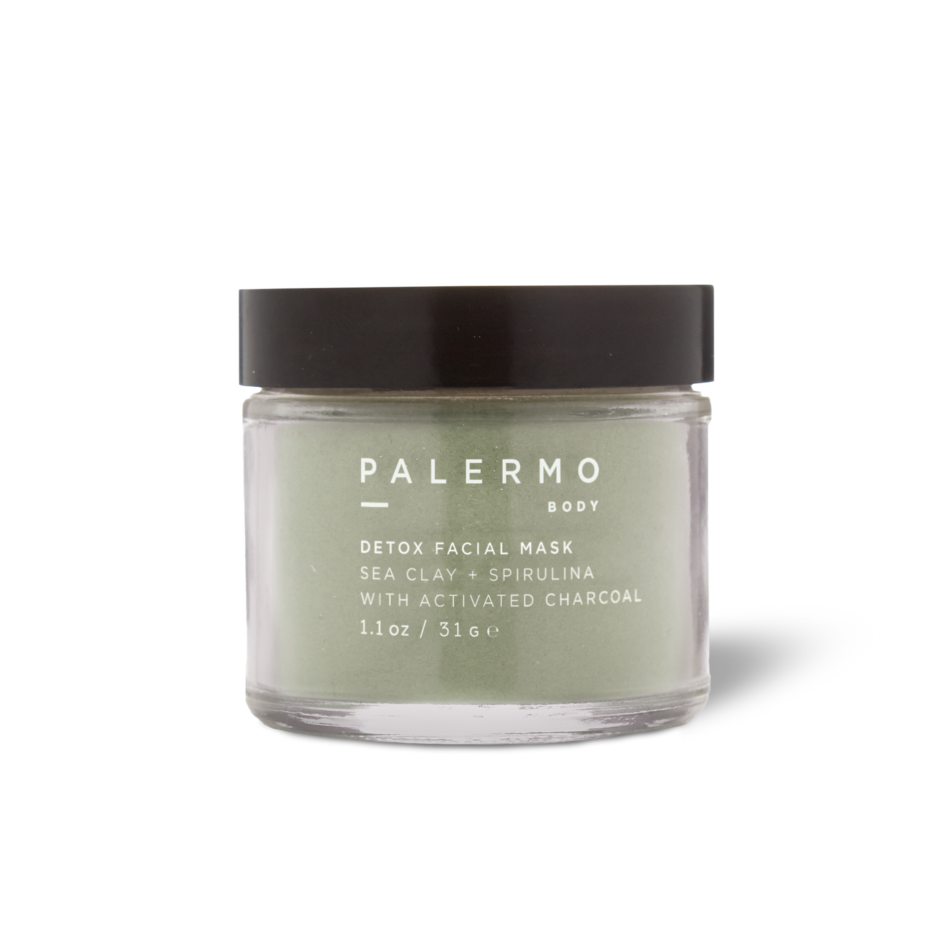 Detox Face Mask w/ Sea Clay + Activated Charcoal | Palermo Body