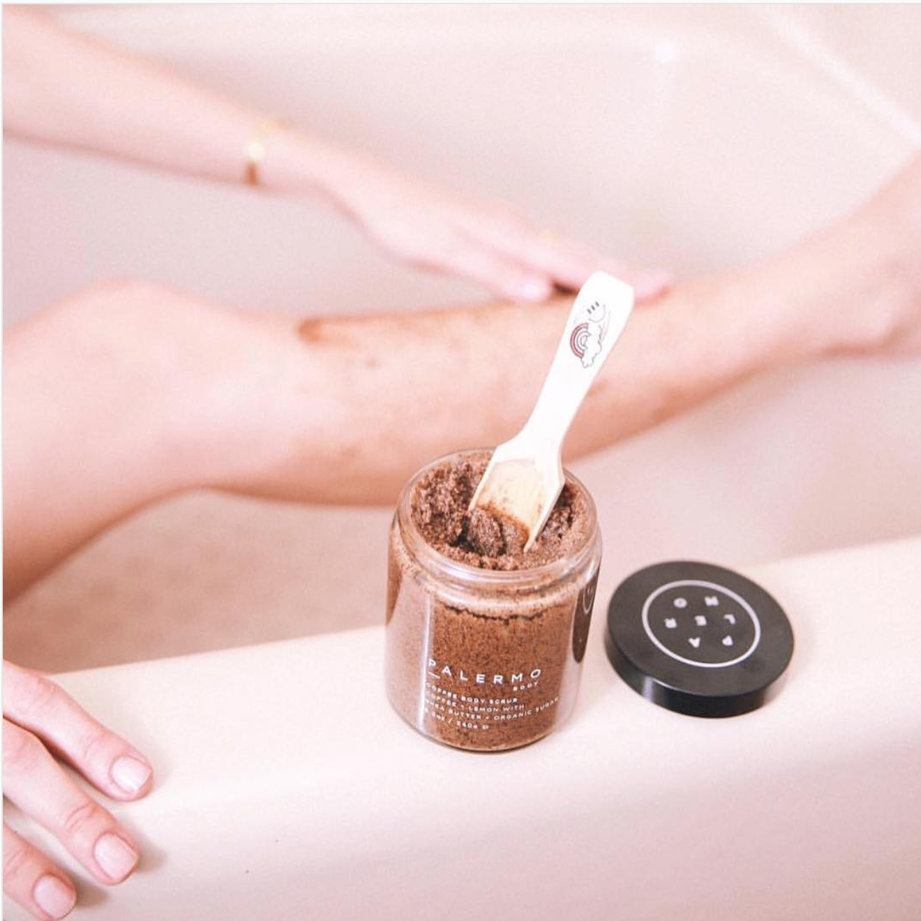 Coffee Body Scrub w/ Shea Butter + Lemon | Palermo Body
