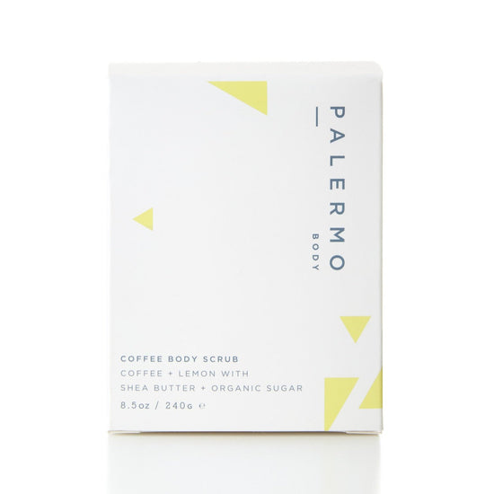 Coffee Body Scrub w/ Shea Butter + Lemon | Palermo Body
